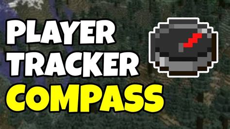 How To Make A Man Hunt Player Tracker Compass In Minecraft Youtube