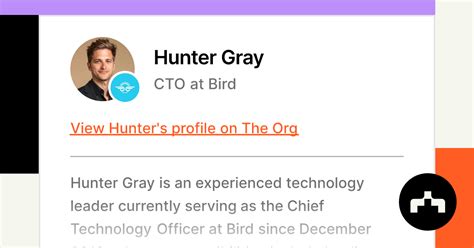 Hunter Gray Cto At Bird The Org