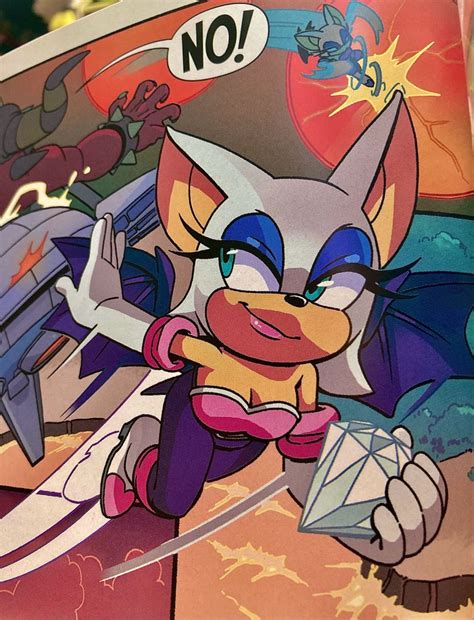Rouge The Bat Sonic Idw Rouge The Bat Comic Panels Rouge The Bat
