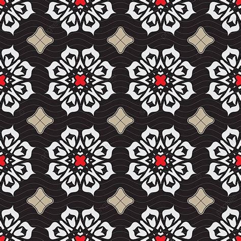 Seamless Ornament Pattern Vector Tile Inlay Ground Seamless Vector