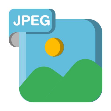 Jpeg Generic Color Fill Icon