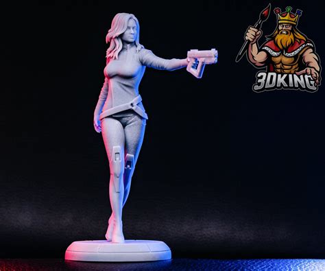 Miranda Lawson Miniature Mass Effect Fan Art Dnd Tabletop Gaming
