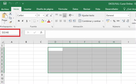 El Cuadro De Nombres En Excel Excelfullcom
