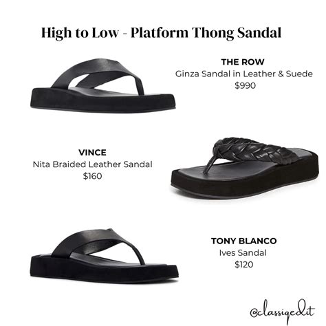 Top 3 Platform Flip Flops Luxury Vs Affordable Options Classiqe Edit
