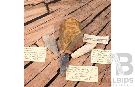 Collection Four Ancient Texan Native Lot 1599473 Allbids