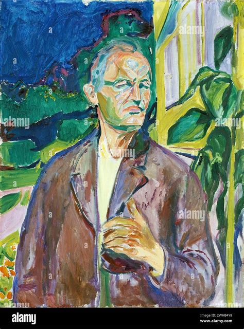 Edvard Munch 1863 1944 Norwegian Expressionism Self Portrait In
