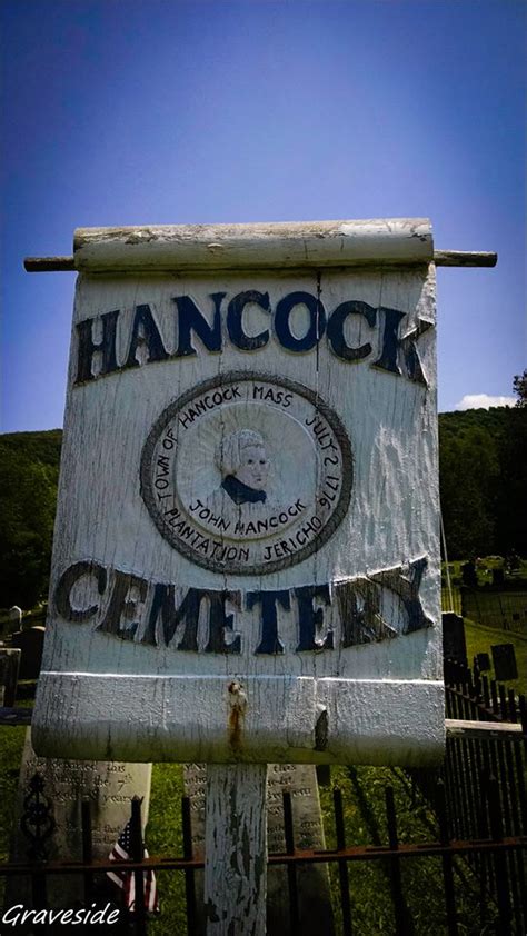 Hancock Cemetery In Hancock Massachusetts Find A Grave Cemetery