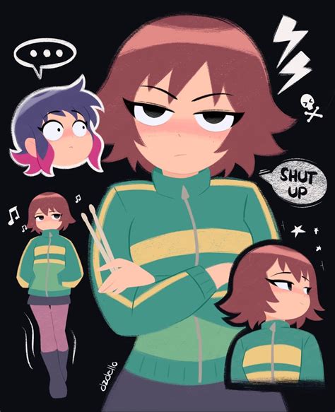 Ramona Flowers And Kim Pine Scott Pilgrim And 1 More Drawn By Dzdello