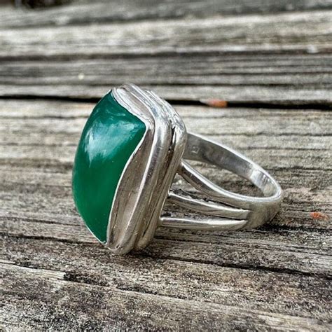 Beth Dutton Like Green Turquoise Ring Yellowstone Spirit Southwester