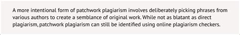 What Is Patchwork Plagiarism Definiton And Meaning