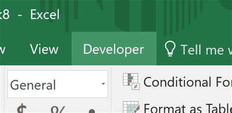 Comment Ajouter L Onglet Développeur Dans Ms Excel 2016