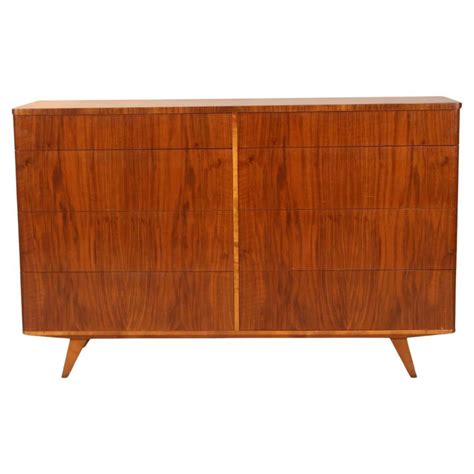 Stunning Midcentury 8 Drawer Teak Dresser Made In Sweden For Sale At