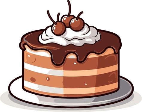 Vector Sweetness Cake Creations Tortas Ilustradas Em Forma De Vetor