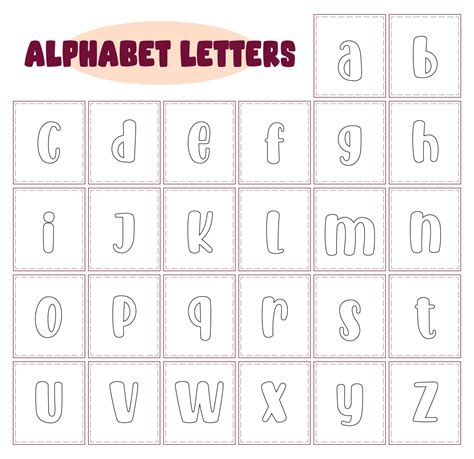 Block Letter Template Free Parahyena