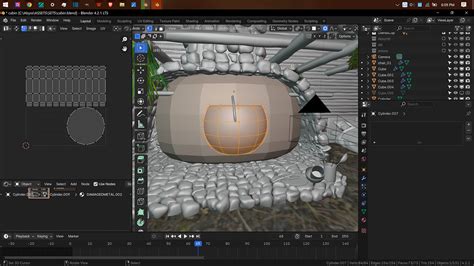 Uvs Not Showing When Selecting The Uv Editing Workspace Materials