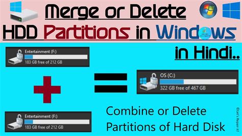 How To Merge Or Combine Multiple Partitions Of Hard Drive Delete Partition In Windows 10 In
