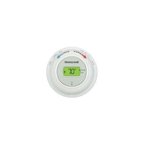 Honeywell Non Programmable Digital Round Thermostat 1 Heat 1 Cool