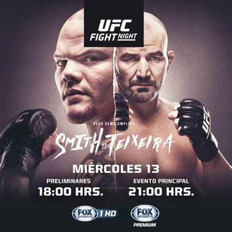 Ufc Fight Night Horario Cartelera Y Dónde Ver En Vivo Otra Noche De