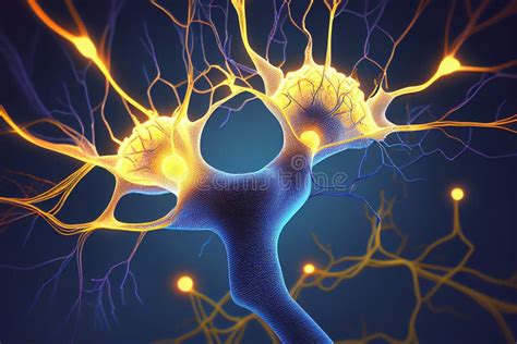 Detailed Ai Generated Illustration Showcasing The Intricate Network Of Brain Neurons And