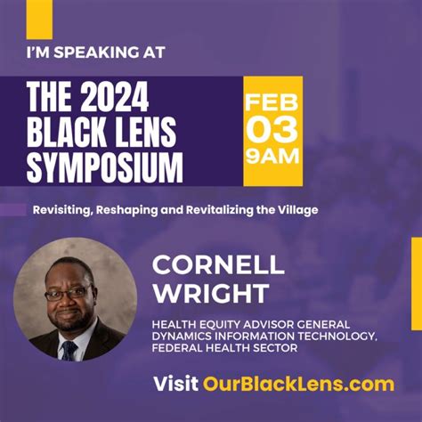 Cornell P Wright Mpa On Linkedin Blacklenssymposium2024 Gdit