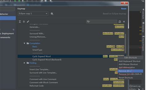 Ideaeclipse设置常用快捷键java开源博客系统 Powered By Java1234