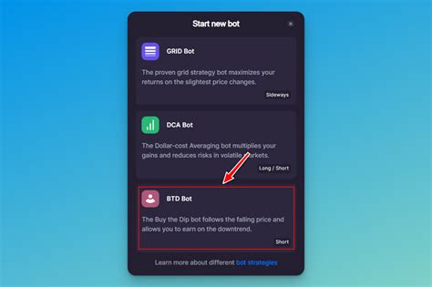 New Buy The Dip Bot Earns You Coins When Price Is Falling Bitsgap Blog