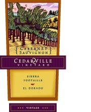 2018 Cedarville Vineyard Cabernet Sauvignon Usa California Sierra