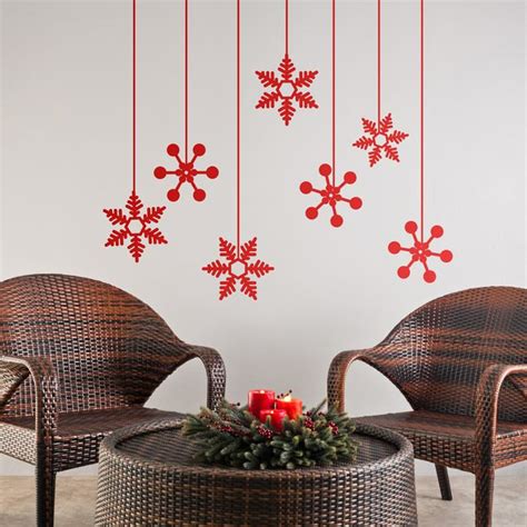 Vinilos Decorativos Estrellas De Invierno Pared Decorar Navidad