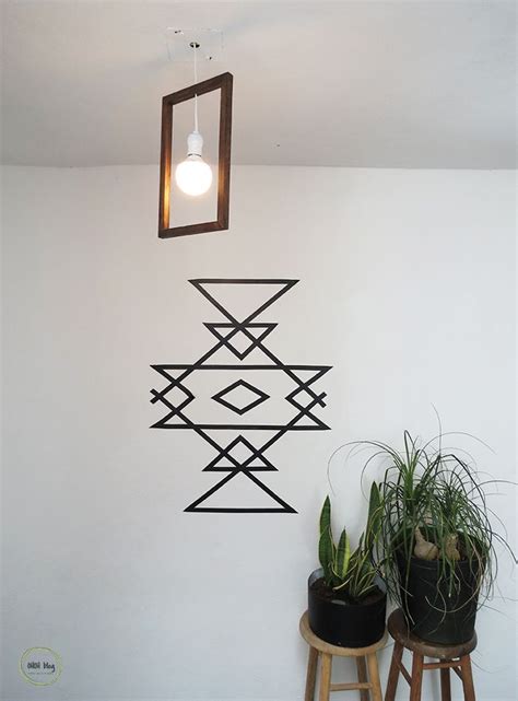 A 30 Minutes Wall Art Washi Tape Wall Art Tape Wall Art Metal Tree