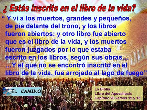 Lo Que La Biblia Dice De El Libro De Tu Vida Y El Libro De La Vida
