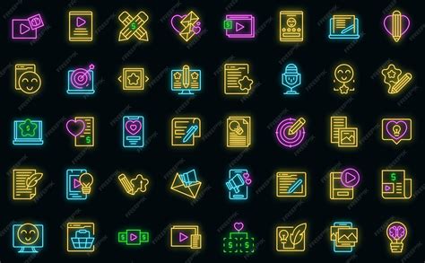 Premium Vector Content Plan Icons Set Outline Vector Code Website
