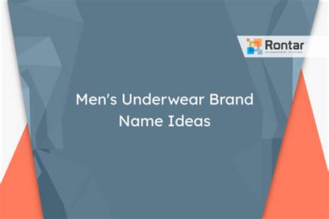 510 Mens Underwear Brand Name Ideas For Every Style