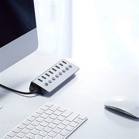 Usb 30 Hub Med Uafhængig Switch Strømforsyning Po Vicedeal