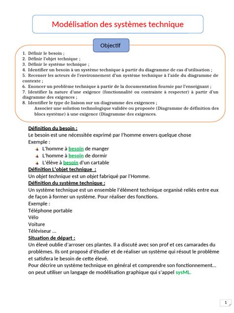diagramme sysml s o s plant pdf