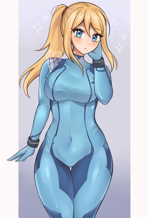 Luci Purrlucii Samus Aran Metroid Nintendo Super Smash Bros Highres 1girl Blonde Hair
