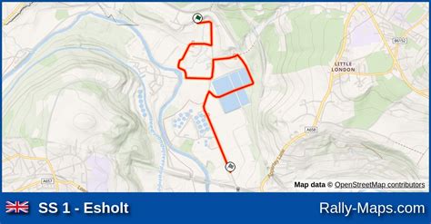Ss 1 Esholt Stage Map Cartel International Rally 1990 [brc] 🌍 Rally