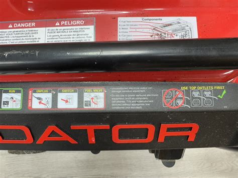 PREDATOR 9000 Watt Gas-Powered Portable Generator with CO SECURE Technology, CAR Good | Buya