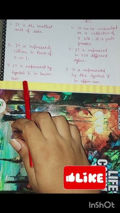 Difference Between Bit And Byte Youtubeshorts Youtube