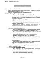 Comprehensive Study Guide On Enzyme Coupled Receptors And Course Hero