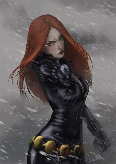 Black Widow Marvel Art Artofit