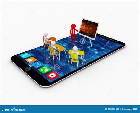 Digital Classroom Online Education Kindergarten Back To School Concept Vector Illustration