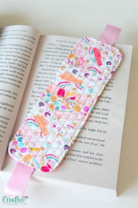 How To Sew Fabric Bookmarks With Selvage Easy Peasy Creative Ideas