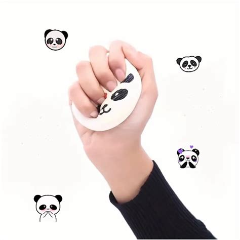 Kawaii White Panda Bread Bun Squishy Etsy