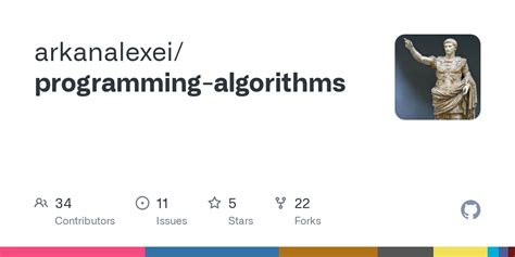 Github Arkanalexeiprogramming Algorithms
