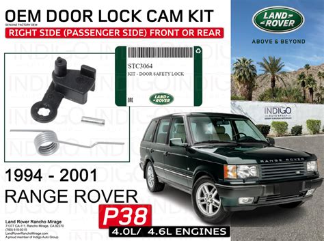 Genuine Land Rover Door Lock Cam Kit Range Rover Lh 4 0 4 6 P38 Ebay