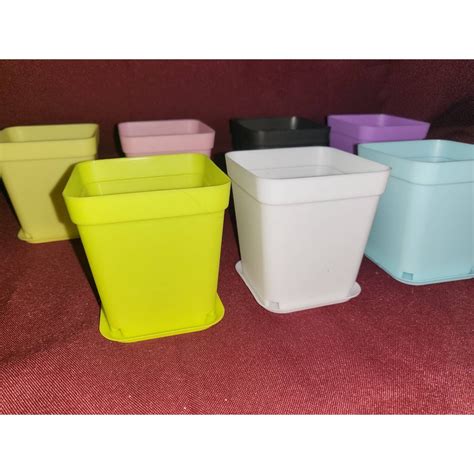 20 Pesos Colorful Cute Pots W Plate Pots For Plants Succulent