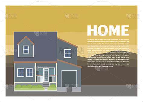 简单的家庭插图