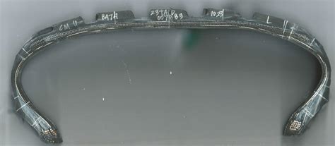 Tire Cross Section Analysis Michelin Primacy 4 St Vs Continental