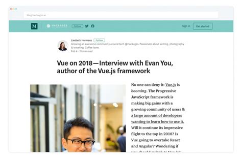 vue on 2018 — interview with evan you author of the vue js framework