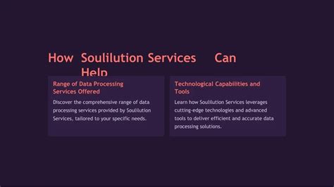 Ppt Outsource Data Processing With Soulilution Services Powerpoint